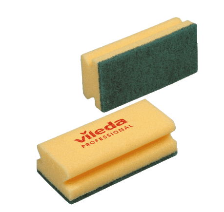 Vileda Traditional Foambacked Scourer (10)