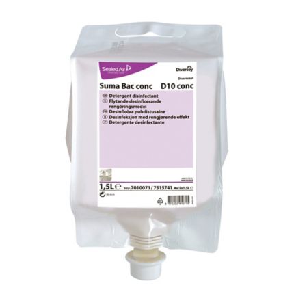 Diversey Suma Bac D10 Conc Cleaner Sanitiser (1.5 Litre)
