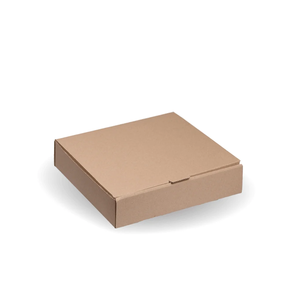 BioPak Kraft Pizza Boxes 7"-14" - Buy In Bulk UK