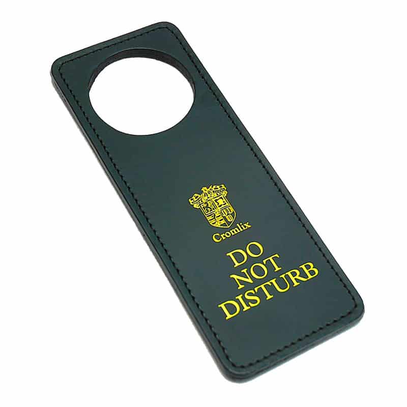 Bonded Leather Do Not Disturb Signs | Foremost Products, Glasgow
