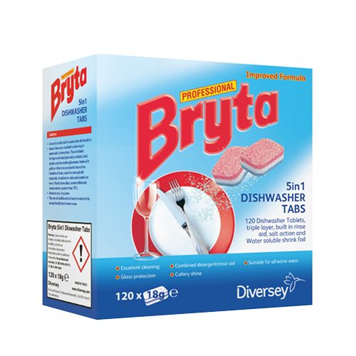 Diversey Bryta 5 in 1 Tabs (120)