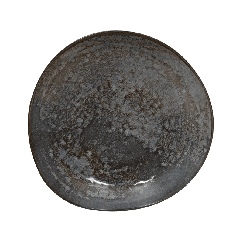 Chefs Choice Dark Moon Deep Pebble Plate 20cm (12)
