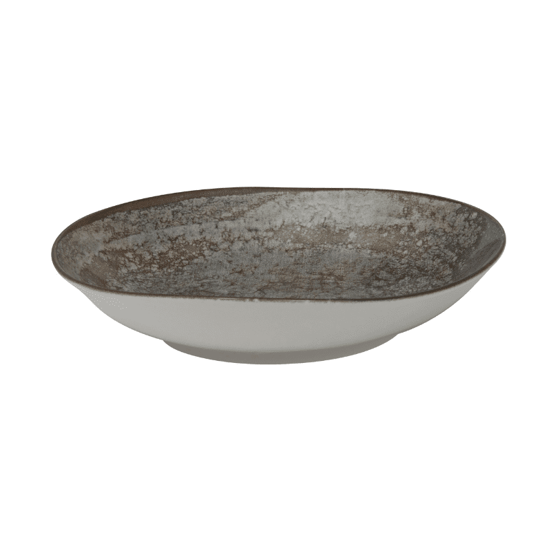Chefs Choice Dark Moon Deep Pebble Plate 20cm (12)