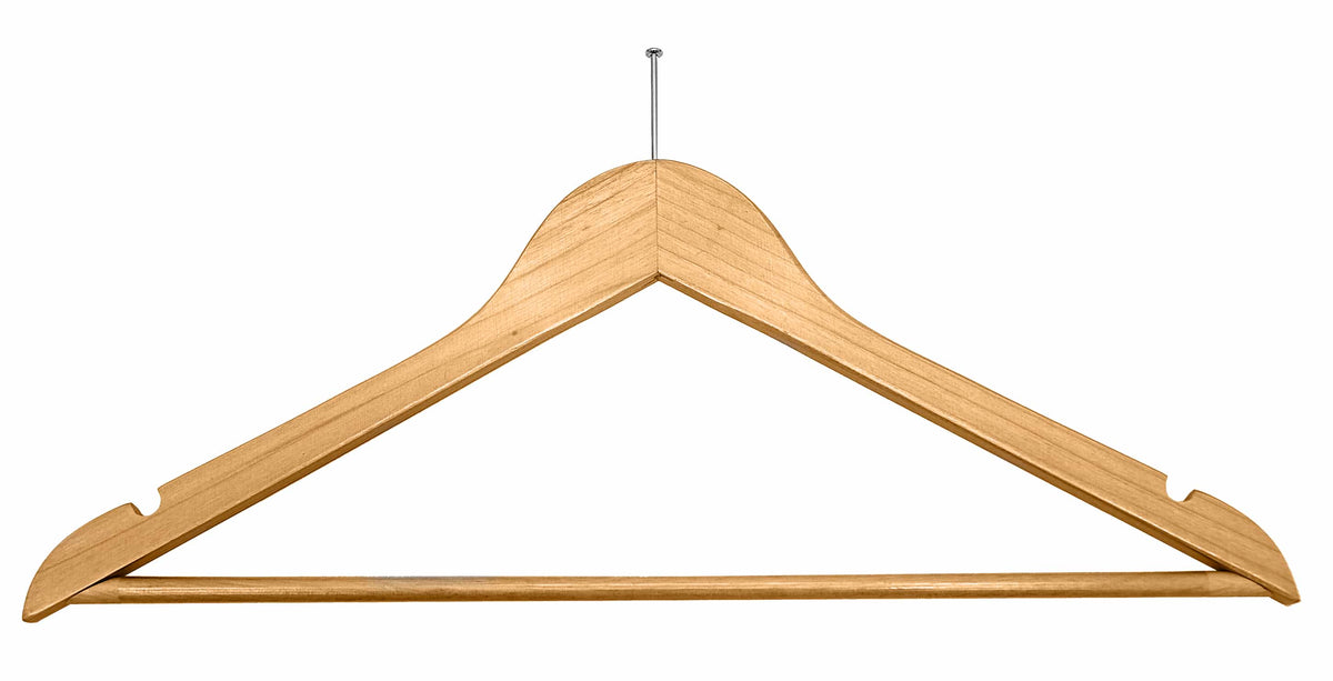 Light Wood Security Fix Hangers | Foremost Products, Glasgow