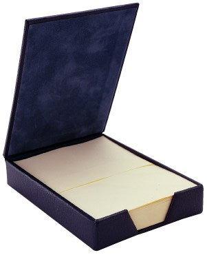 Bonded leather notepaper holder | Foremost Products, Glasgow