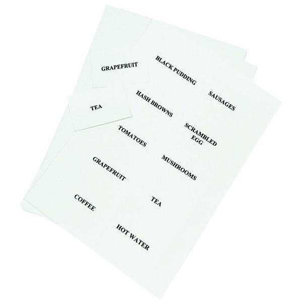Card Sheets for table signs | Foremost Products, Glasgow