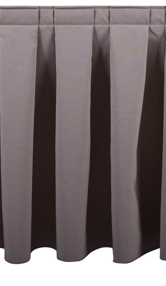 Box pleat table skirting | Foremost Products, Glasgow