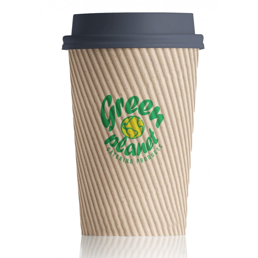 Green Planet 340ml (12oz) Triple Wall Kraft Cups (500)