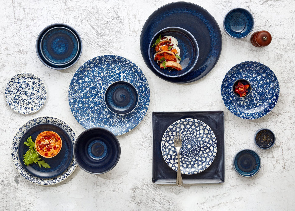 Steelite Ink Legacy Blue Bowl Coupe