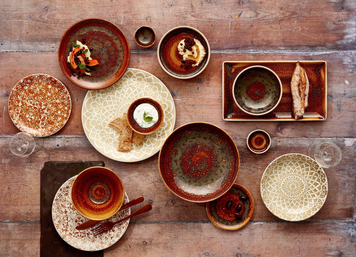 Steelite Ink Nomad Sand Plate Coupe 15.25cm/6" (12)