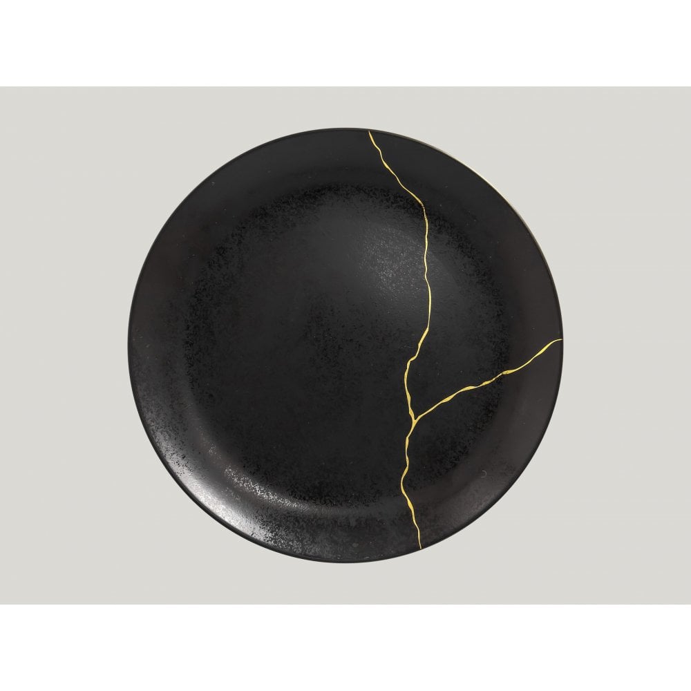 RAK Kintzoo Flat Coupe Plate Gold Effect 29cm (12)